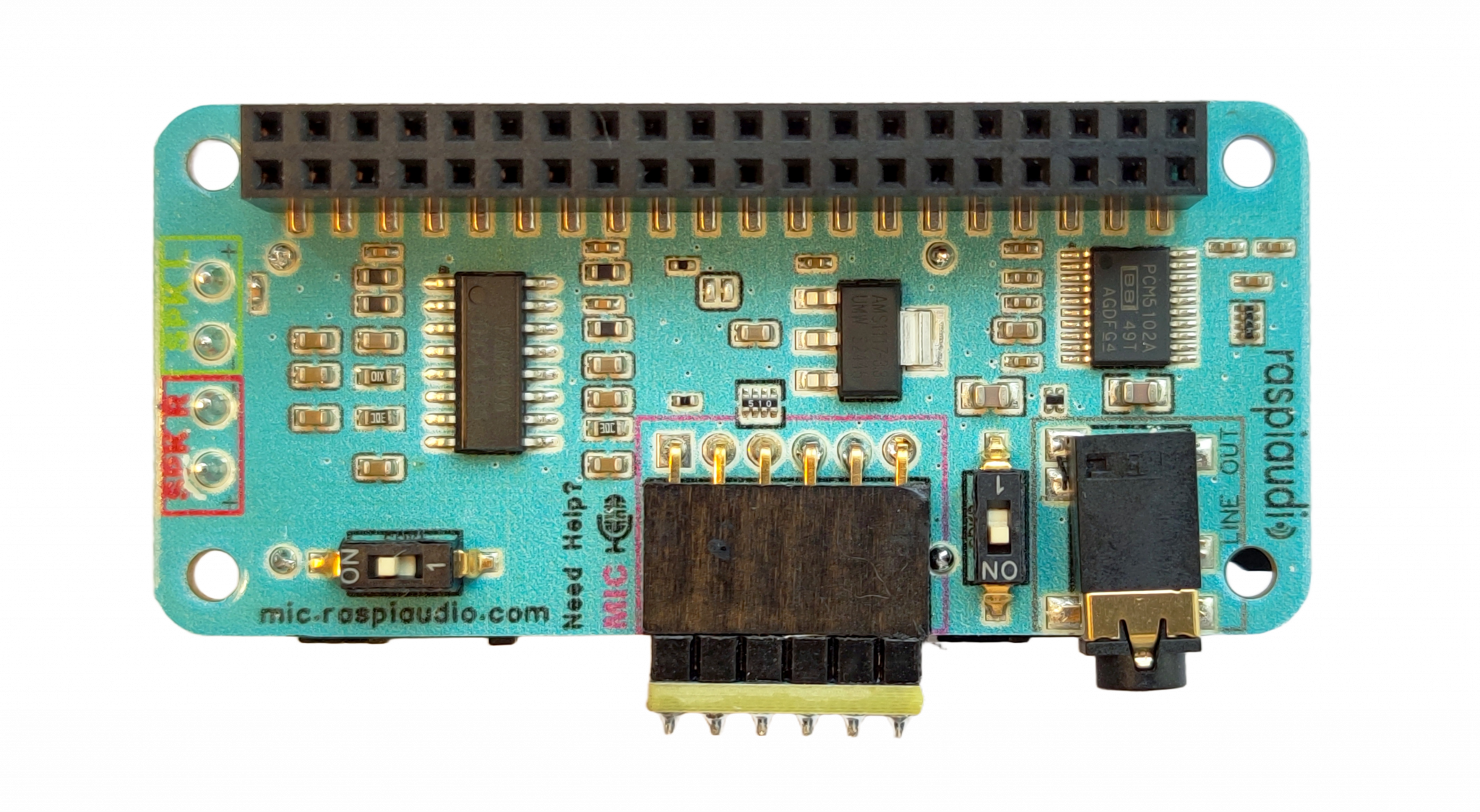 RASPIAUDIO – CHOOSE YOUR AUDIO HATS FOR RASPBERRY PI